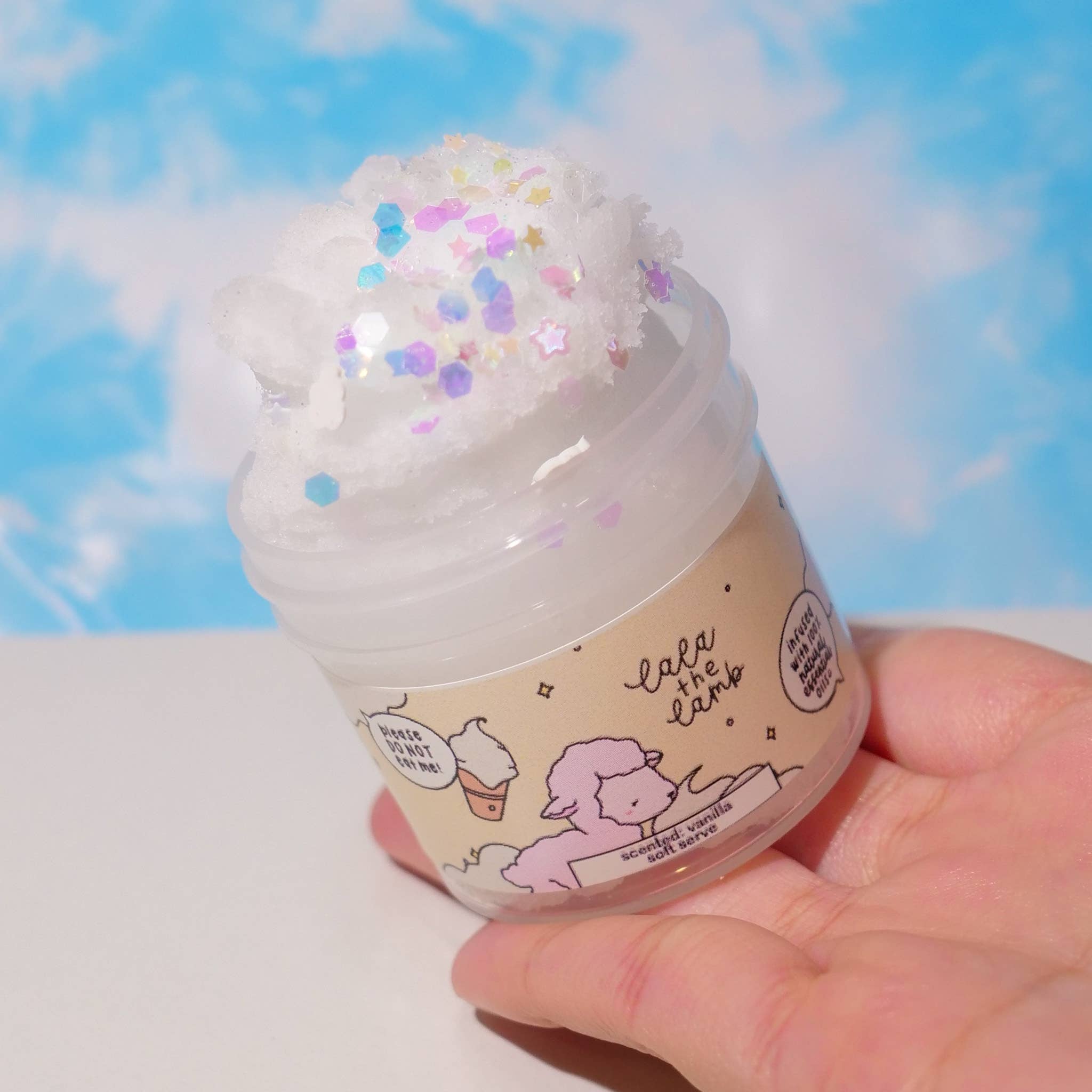 Lala the Lamb MINI Slime / Slime Toy: Shrink Band | Milk & Honey ...