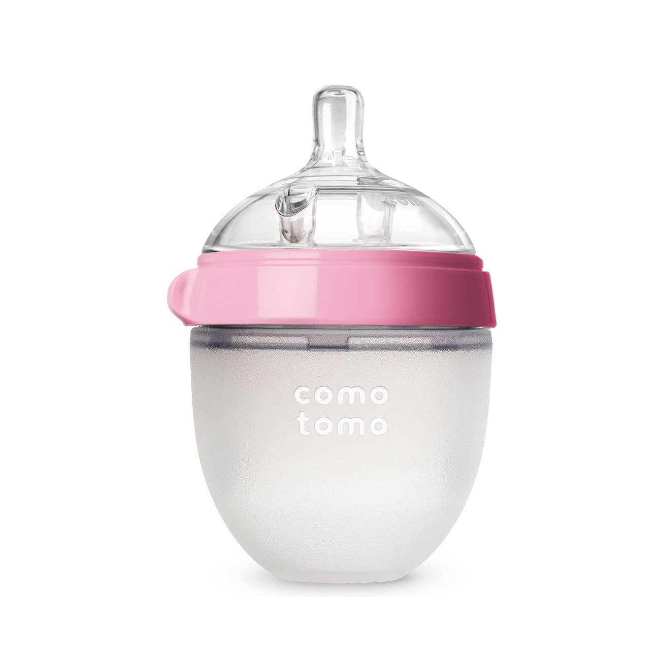 Comotomo Baby Bottle, Single Pack - 5oz - Pink | Milk & Honey Lactation ...
